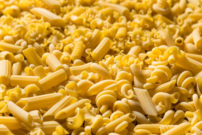 Dry Organic Assorted Italian Pasta Stock Photo - Image of cook, noodles ...