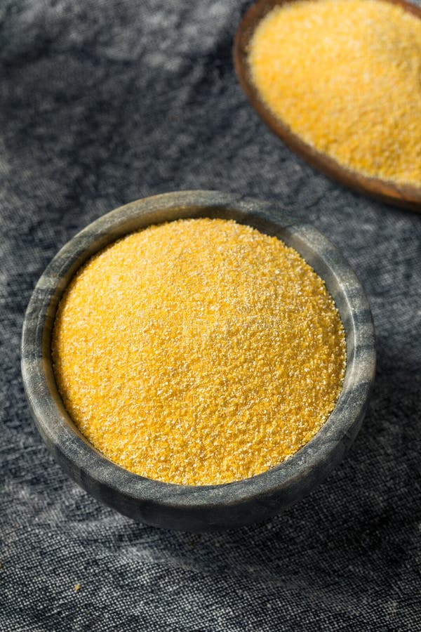 Dry Organic Corn Meal stock photo. Image of cereal, flour - 156594664