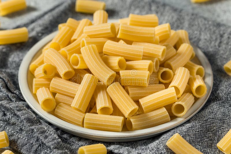 Dry Organic Durum Maccheroni Pasta Stock Photo - Image of maccheroni ...