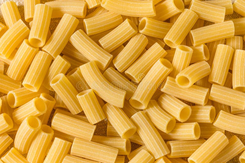 Dry Organic Durum Maccheroni Pasta Stock Photo - Image of healthy ...