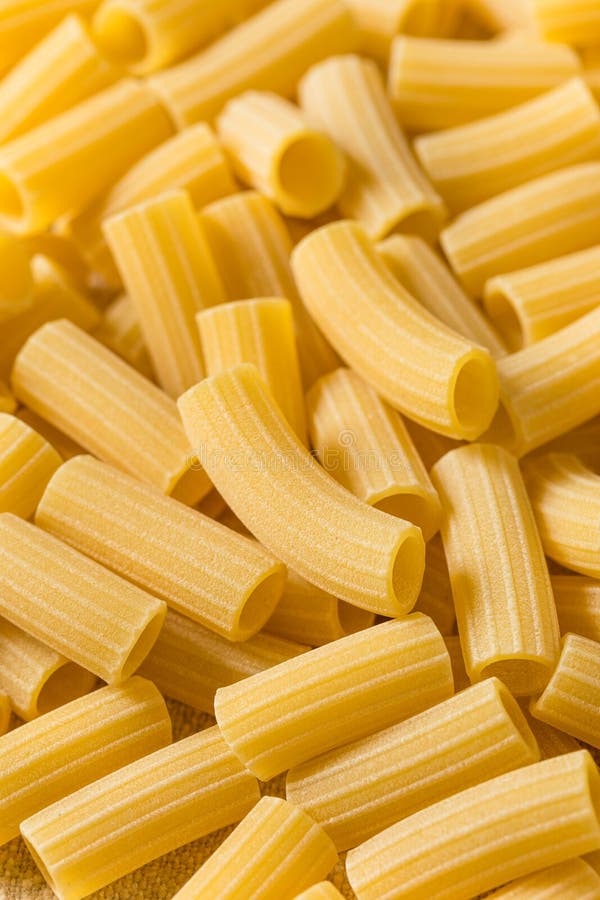 Dry Organic Durum Maccheroni Pasta Stock Photo - Image of meal, diet ...