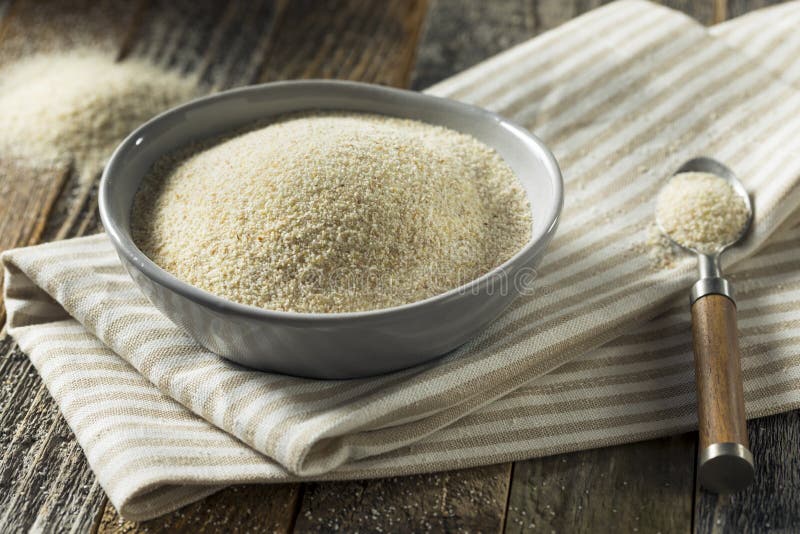 Dry Organic Ground Farina Wheat Stock Image - Image of organic, cereal ...