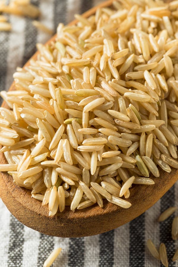 Dry Organic Indian Basmati Rice Stock Image - Image of wooden, diet ...