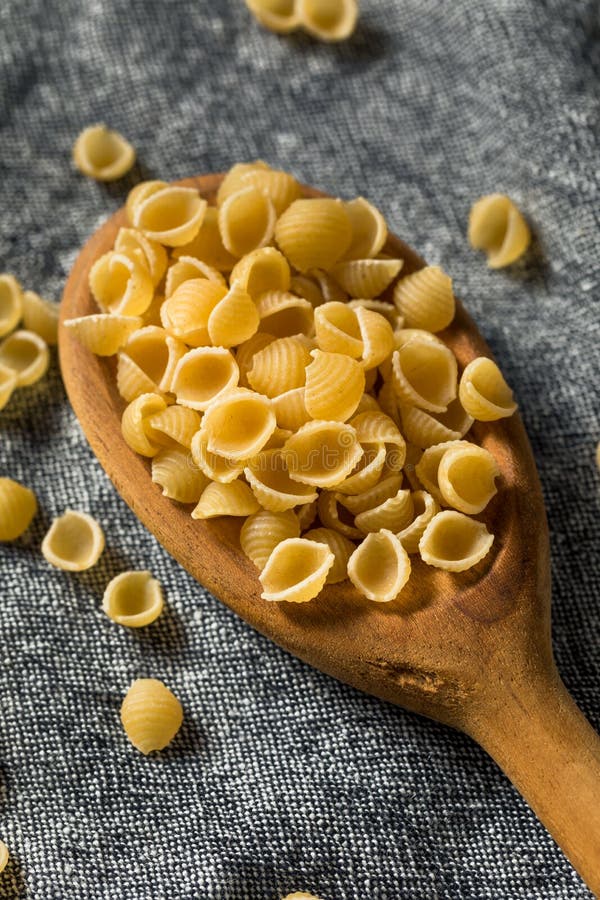 Dry Organic Macaroni Shells Stock Photo - Image of organic, heap: 157759198