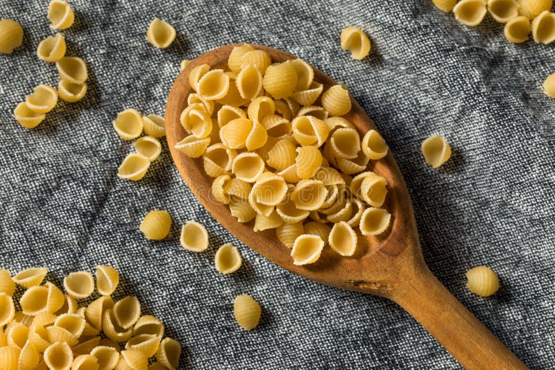 Dry Organic Macaroni Shells Stock Image - Image of health, italy: 157759815