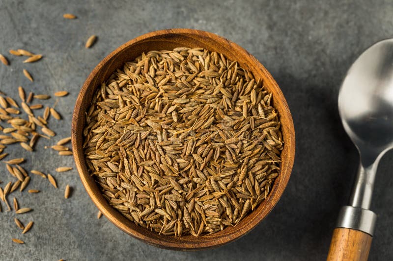 Dry Organic Raw Cumin Seeds Stock Image - Image of seed, ingredient ...
