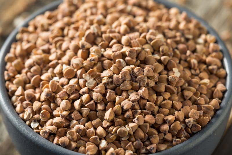 Dry Organic Roasted Buckwheat Stock Image - Image of agriculture ...