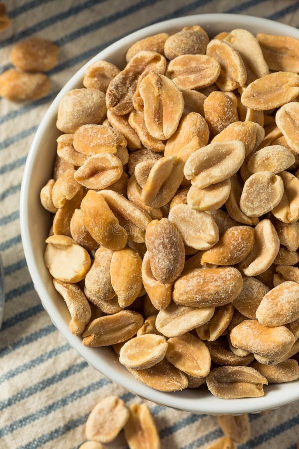 Dry Organic Roasted Peanuts Stock Image - Image of protein, salt: 264634341