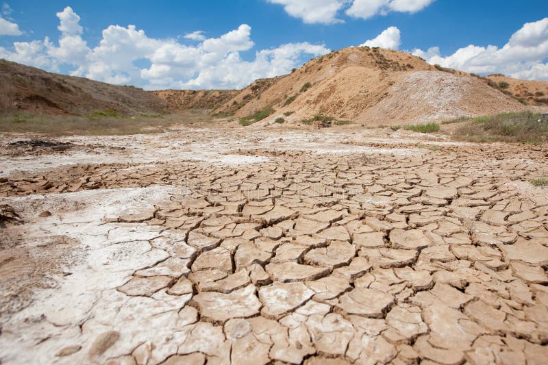 Dry out earth stock image. Image of natural, empty, land - 10080449