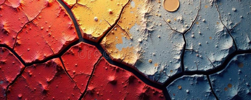 Dry Paint Fissures Rugged, Seamless Tileable Backdrop , Distressed ...