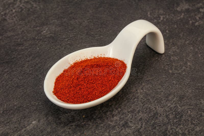 Dry Paprika Powder in the Bowl Stock Image - Image of spicy, cooking ...