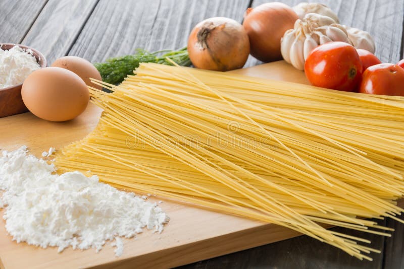 Dry pasta spaghetti stock photo. Image of dieting, food - 82116902