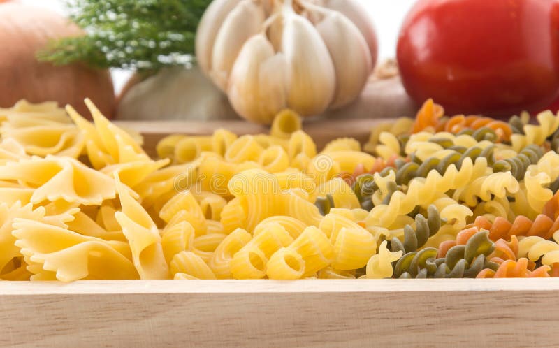 Dry pasta spaghetti stock photo. Image of garlic, spices - 82830986