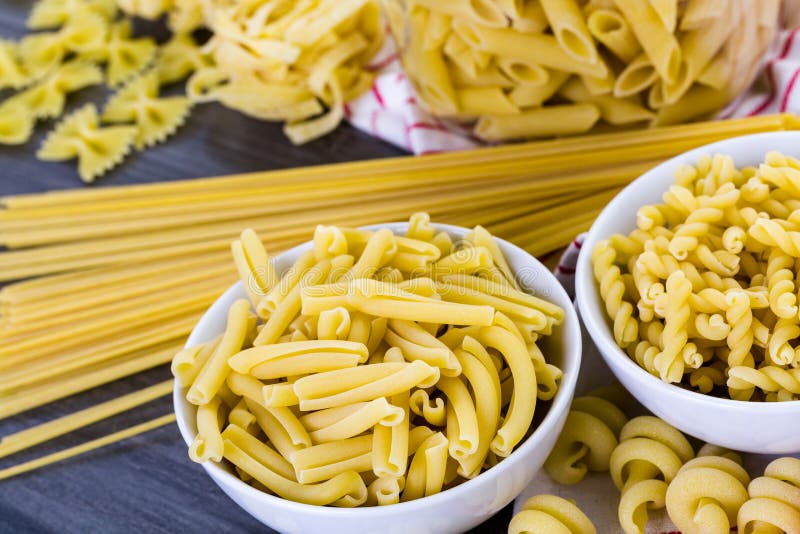 Dry pasta stock photo. Image of fettuccine, pasta, yellow - 51174794