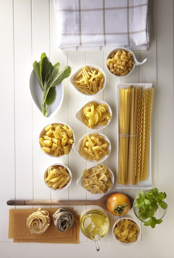 Dry pasta stock image. Image of culinary, heap, carbohydrate - 75890637