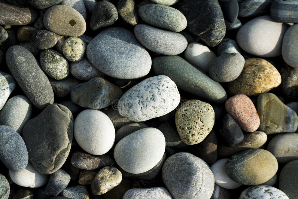 Dry pebbles background stock image. Image of rock, gravel - 127685117