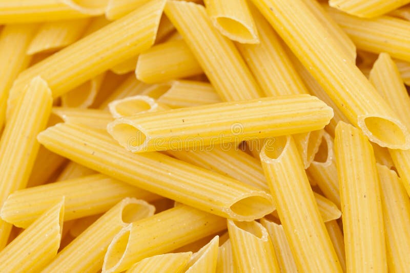 Dry Penne Regata Pasta stock photo. Image of wheat, healthy - 25129640