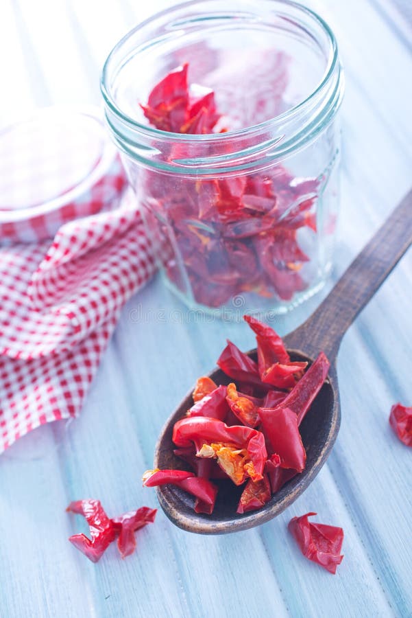 Dry pepper stock photo. Image of chillies, kitchen, paprika - 45053620