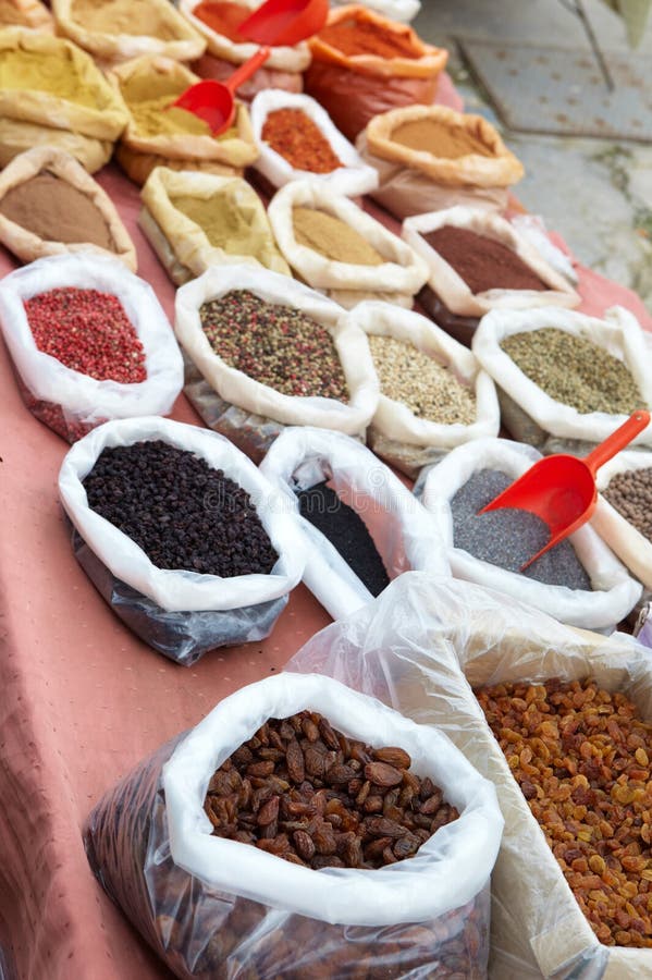 Dry produce market stock photo. Image of seeds, bright - 13464634