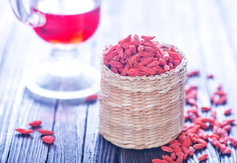Dry red berries stock photo. Image of herbal, close, asian - 68112752