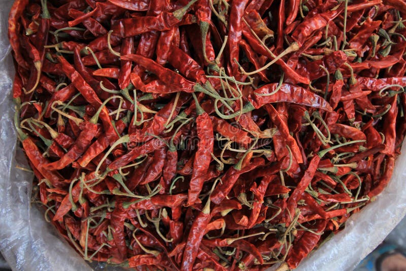 Dry red chilli texture stock photo. Image of spicy, drychilli - 62657510