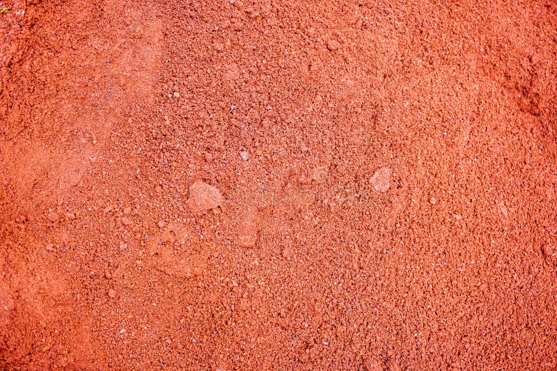 Dry Red Crushed Bricks Dust Surface. Crushed Red Brick As a Texture ...