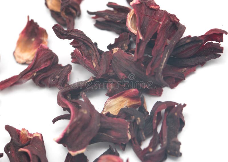 Dry Red Tea Macro on a White Background Stock Image - Image of turkish ...