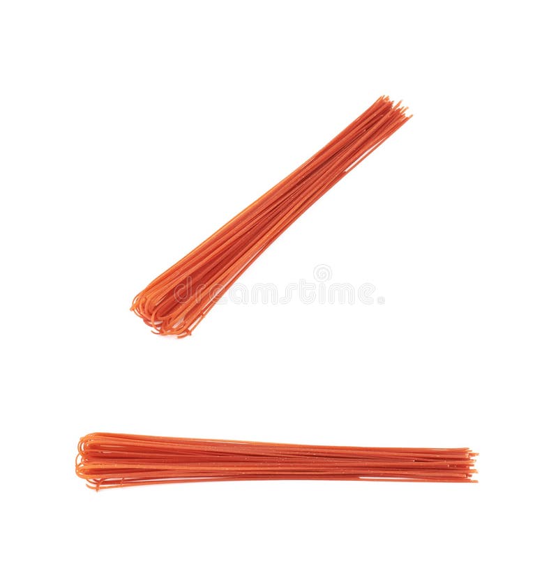 Dry Red Tomato Spaghetti Composition Stock Image - Image of homemade ...