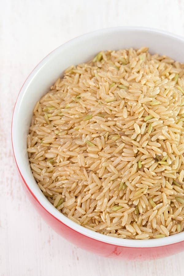 Dry rice in bowl stock image. Image of breakfast, meal - 30505227