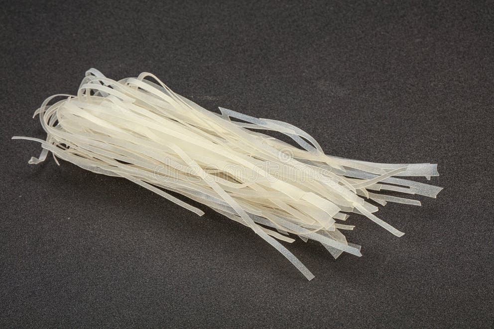 Dry Rice Noodle for Cooking Stock Image - Image of healthy, dinner ...