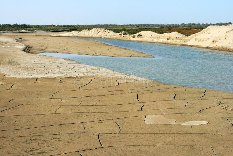 Dry river stock image. Image of nature, mire, dryness - 7464945