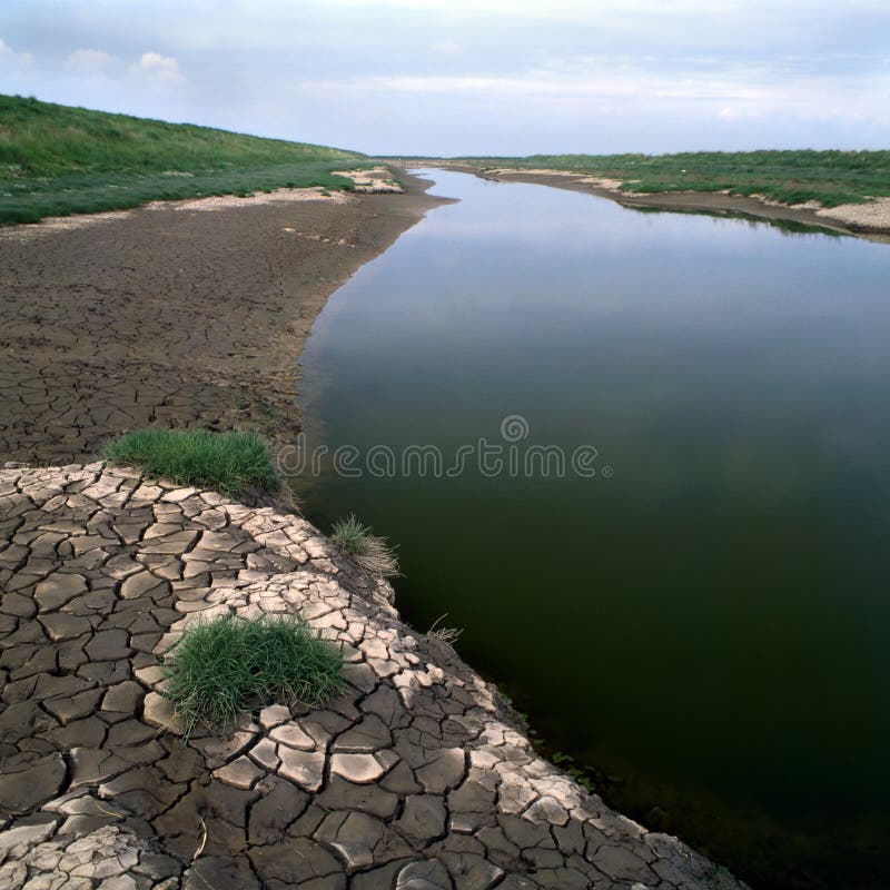 Dry river stock image. Image of river, nature, canal, flat - 8047365