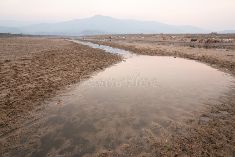 Dry river landscape stock photo. Image of river, dirt - 70904404