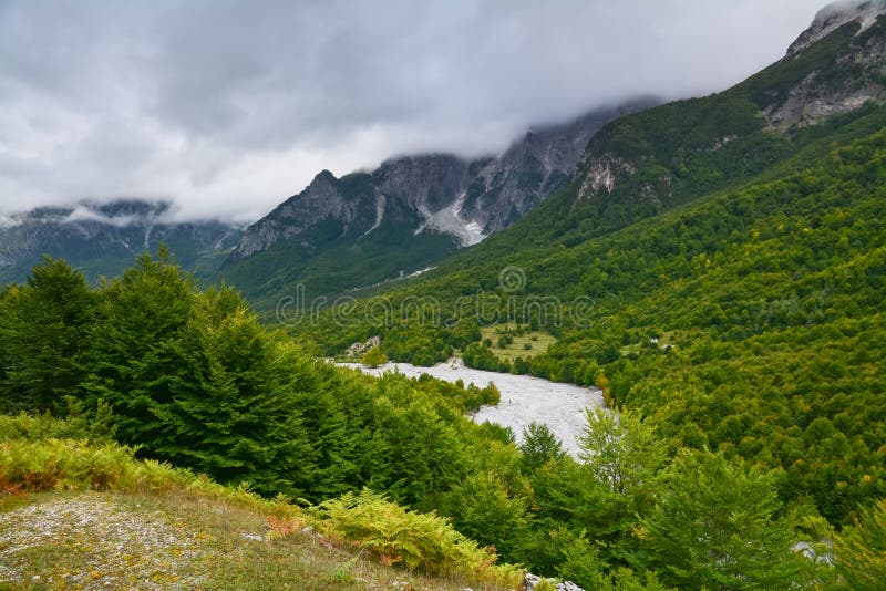 Dry Riverbed at the Bottom of the Gorge Stock Photo - Image of rocky ...