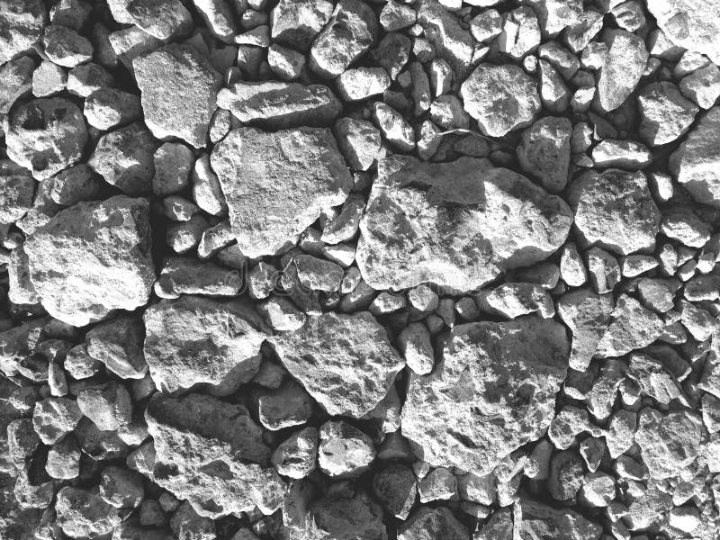 Dry Rock Texture Back and White, Top View Stock Photo - Image of rock ...