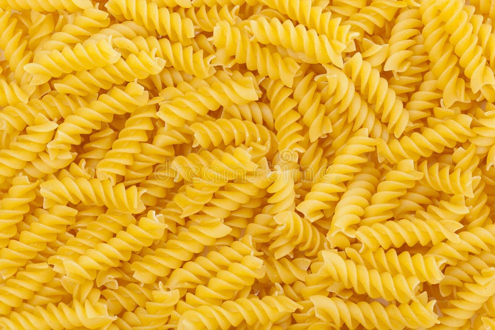Dry rotini pasta stock photo. Image of yellow, cooking - 25129614