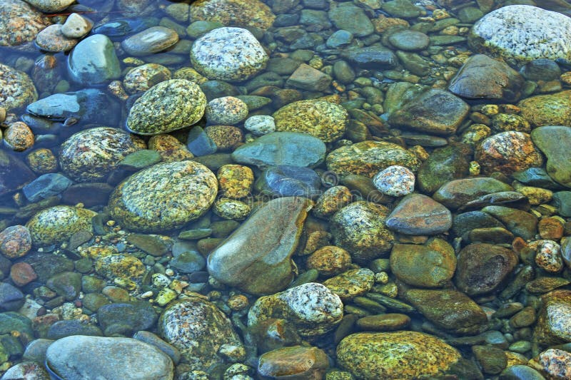 Dry Round and Soft River Rocks. (PJSR_RiverStoneHDR2) Stock Photo ...