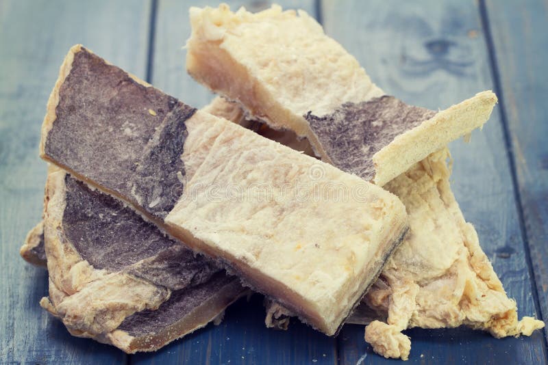 Dry salted cod fish stock photo. Image of food, dietary - 70503460