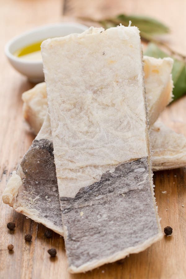 Dry salted cod fish stock image. Image of travel, wooden - 70501143