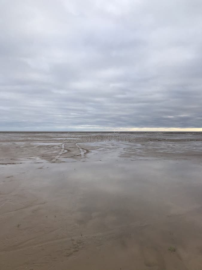 Dry sea stock image. Image of early, environmental, sand - 202061935