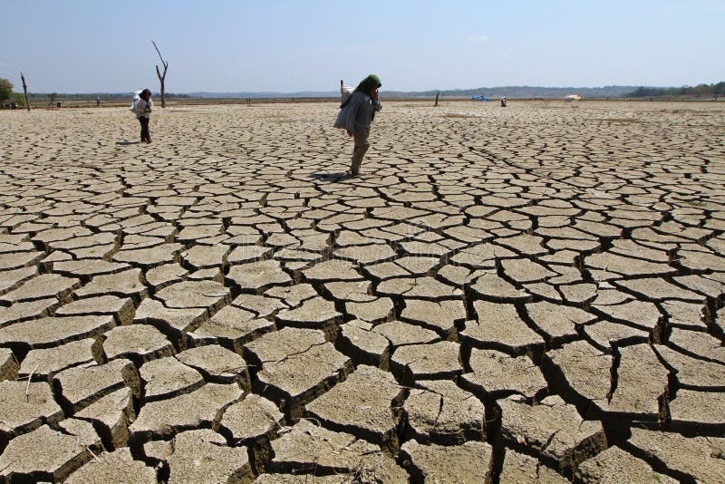 Dry season editorial stock photo. Image of boyolali, resident - 31642568