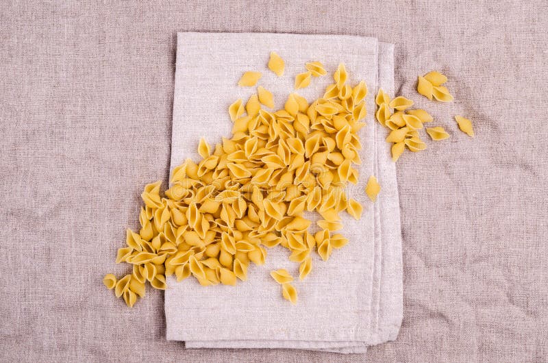 Dry shell pasta stock photo. Image of cooking, closeup - 223506514