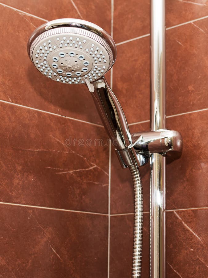 Dry shower head stock image. Image of object, spray, closeup - 96416663