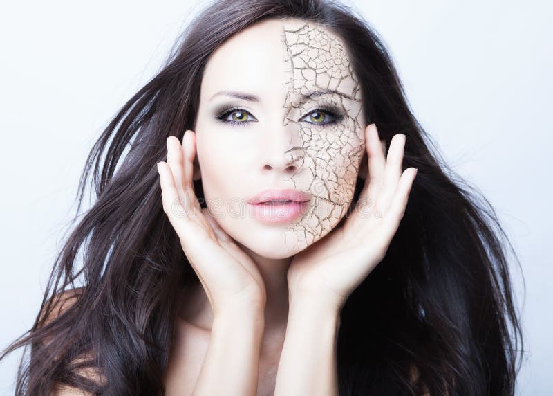 Dry skin stock image. Image of attract, expressive, beautiful - 35168823