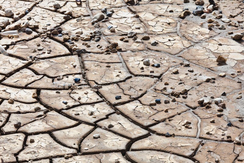 Dry soil stock image. Image of closeup, broken, brown - 20830777