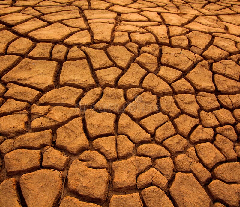 Dry Soil Background in the Sunset Stock Photo - Image of climate ...
