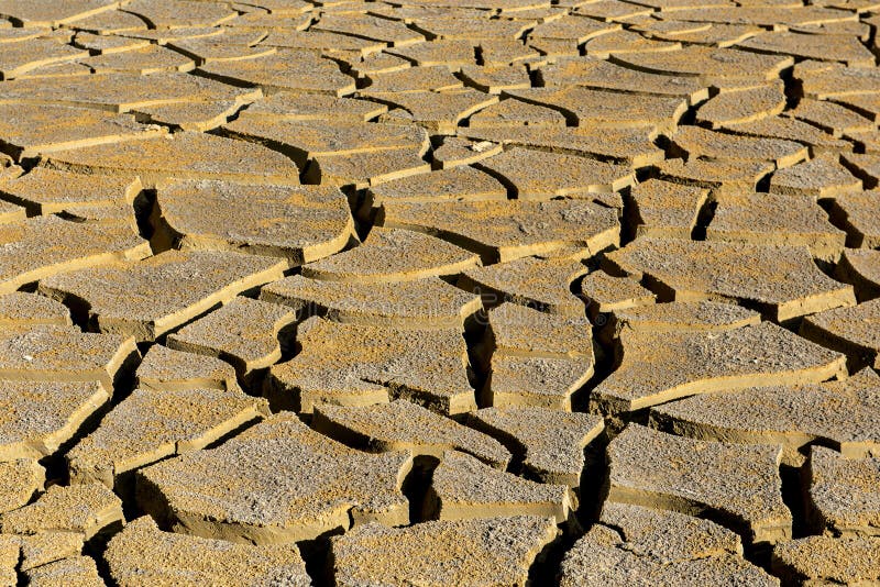 Dry Soil with Deep Cracks. Problem of Ecology Stock Image - Image of ...
