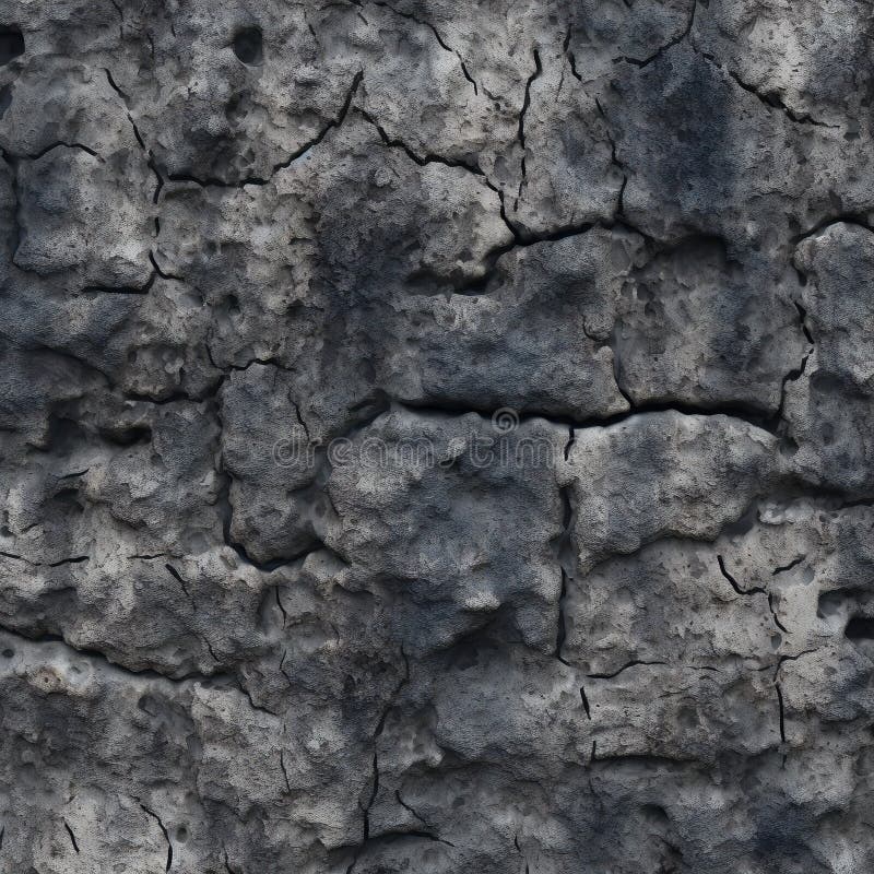 Dry Soil, Seamless Square Texture, Tile Ready Stock Illustration ...