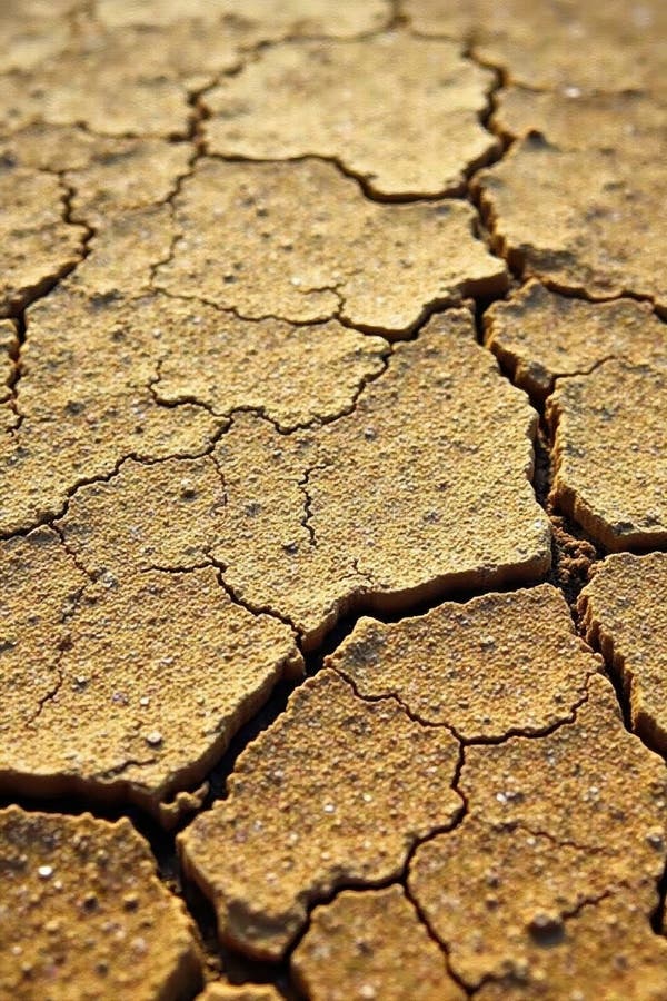 Dry Soil Surface, Fine Cracks, Light Brown Hue, Drought, Arid, Soil ...