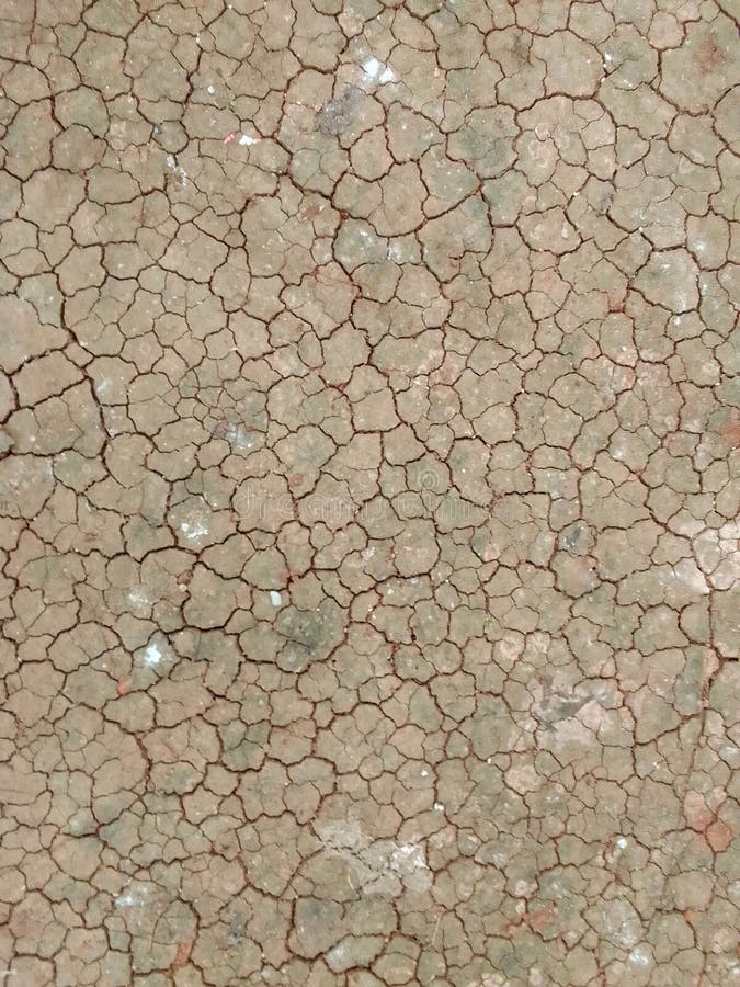 Dry Soil Texture in the Dry Season with Cracked Shapes Stock Photo ...